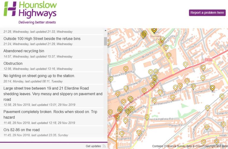 Hounslow Highways | Hounslow Highways Have A New Reporting System